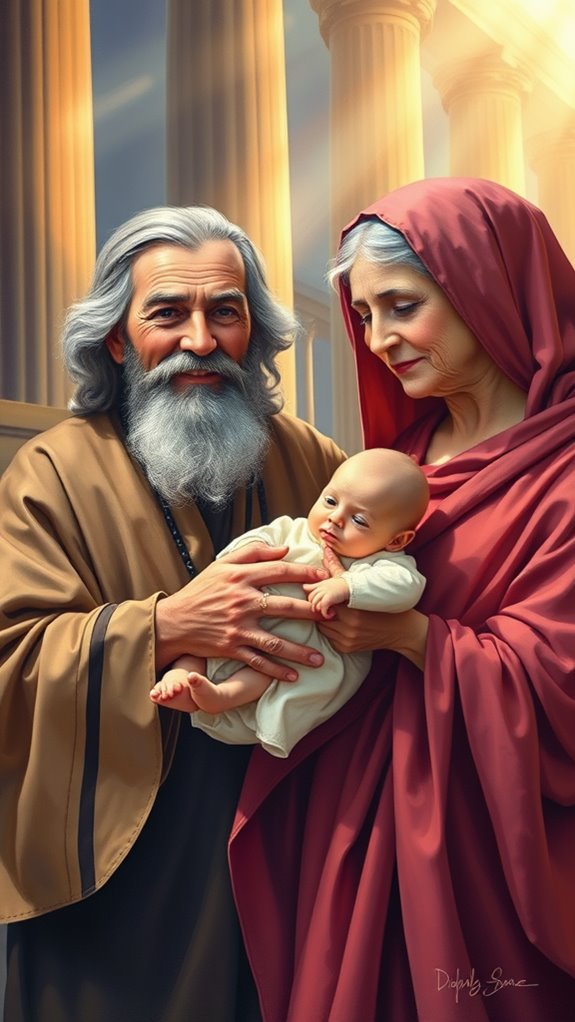 12 Stunning Simeon and Anna Paintings in Diverse Styles - Encouraging Bible Verses