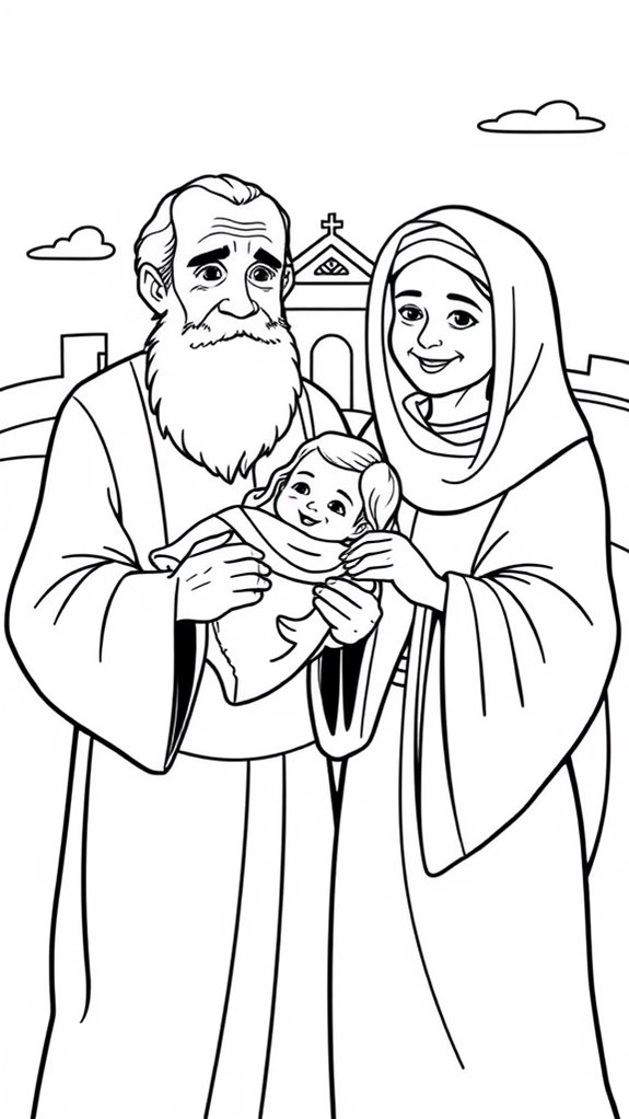 12 Simeon And Anna Coloring Pages - Printable & Free To Download ...