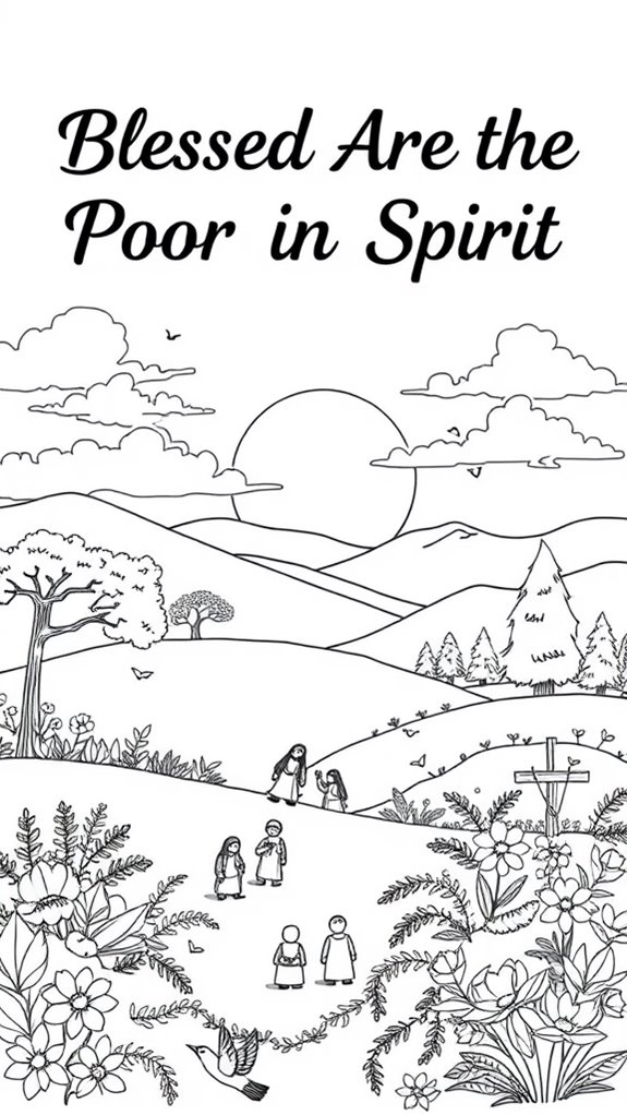 12 Beatitudes Coloring Pages - Printable & Free To Download ...