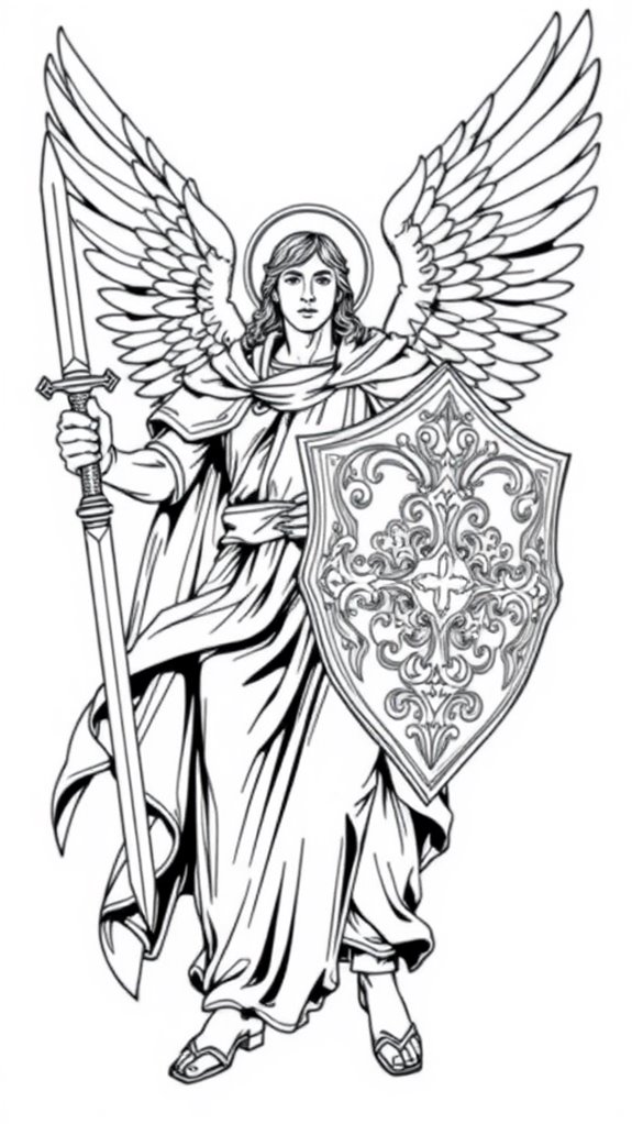 12 St Michael The Archangel Coloring Pages - Printable & Free To ...