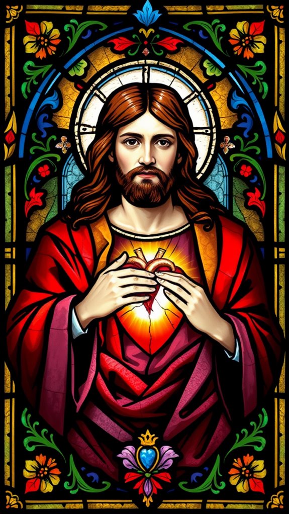 12 Free Sacred Heart Of Jesus Images in Diverse Styles - Encouraging ...