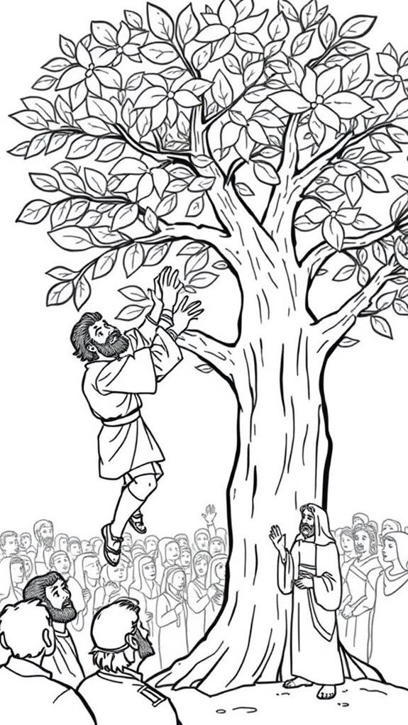 12 Zacchaeus Coloring Pages - Printable & Free To Download ...