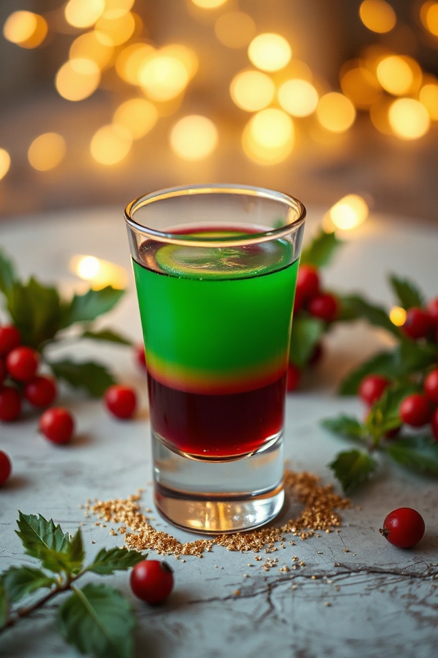 Christmas Shot Recipe With Melon Liqueur - Encouraging Bible Verses
